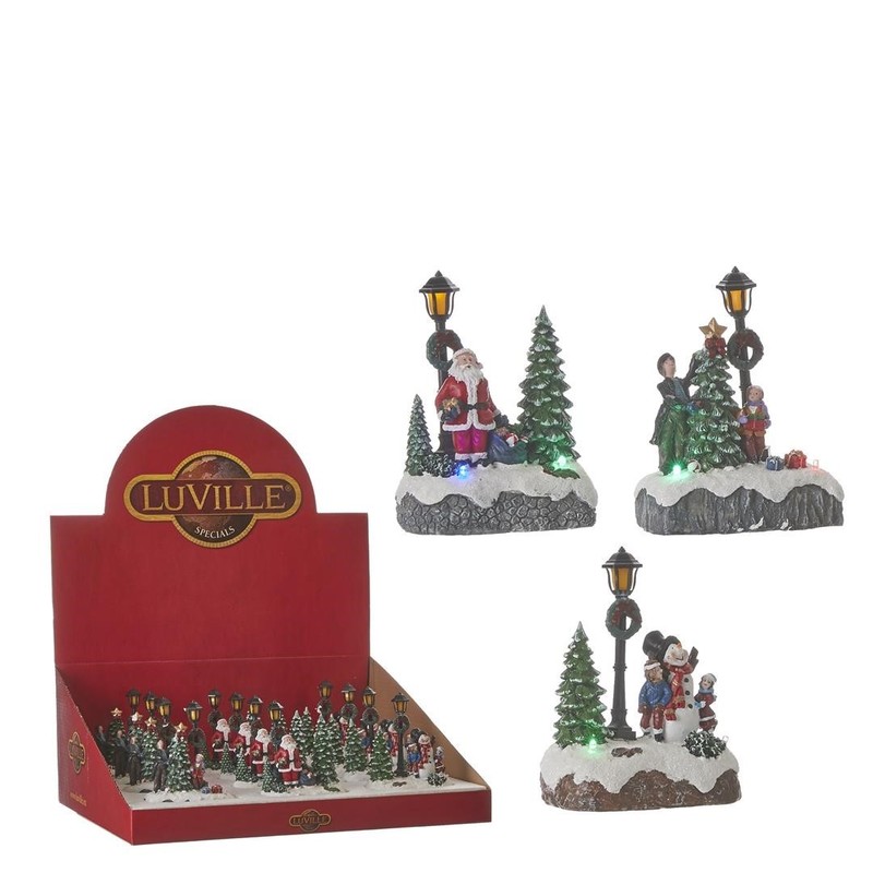 CHRISTMAS BATTERY DECORATION L9,5xW5,5xH12,5cm - eurogarden.eu