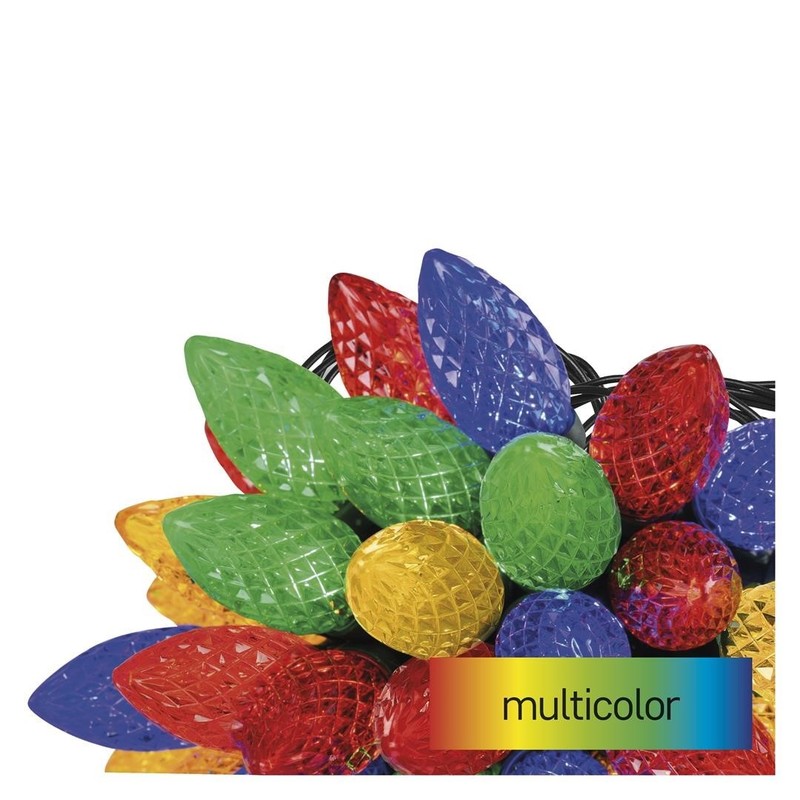 LED CHRISTMAS CHAIN 9,8m COLORED BULBS - eurogarden.eu