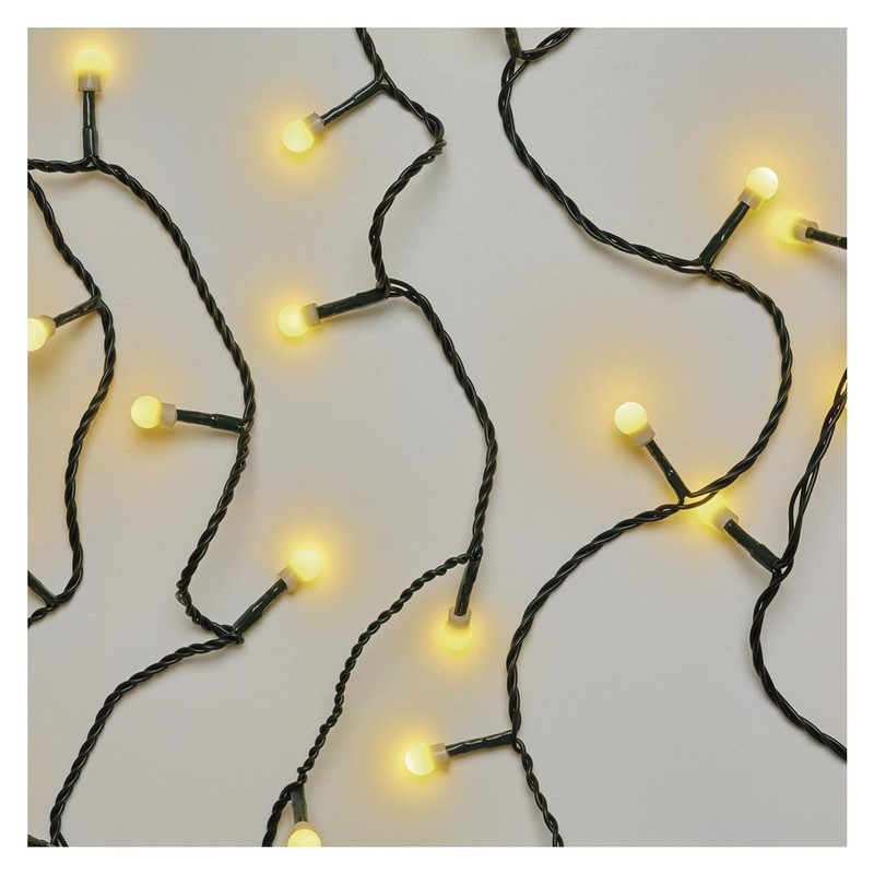 LED CHRISTMAS CHAIN 8m CHERRY OUTDOOR/INDOOR WHITE - eurogarden.eu
