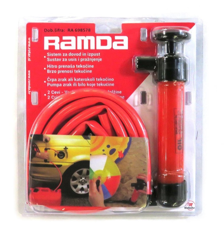 RAMDA MOTOR SERVICE KIT 3in1, OIL, GASOLINE, WATER - eurogarden.eu