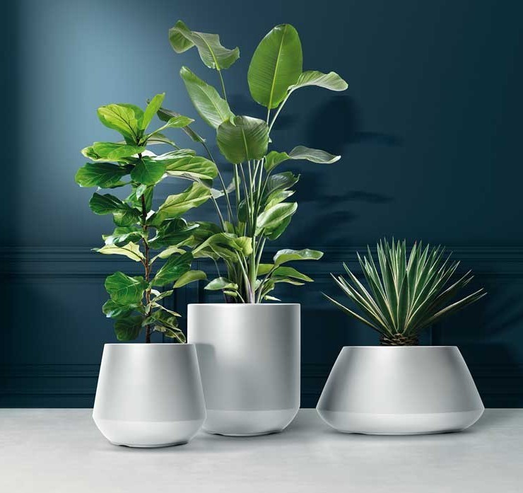 FLOWER POT HEOS LIGHT GRAY fi 582x300mm - eurogarden.eu