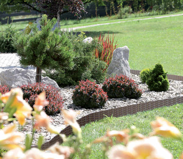 BORDER GARDEN BORDER BROWN, 186,5mmx3000mm - eurogarden.eu
