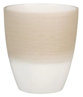 CERAMIC POT VANILLA CREAM 650/fi15cm - eurogarden.eu