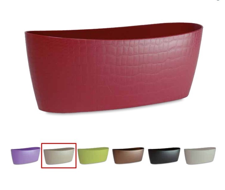 PANDORA OVAL POT 32x14x11cm LIGHT COLOR - eurogarden.eu