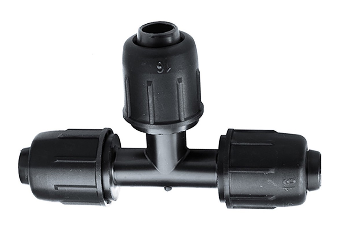 PRIKLJUČEK T ZA CIJEV DRIPLINE fi16x16x16mm 2kom - eurogarden.eu