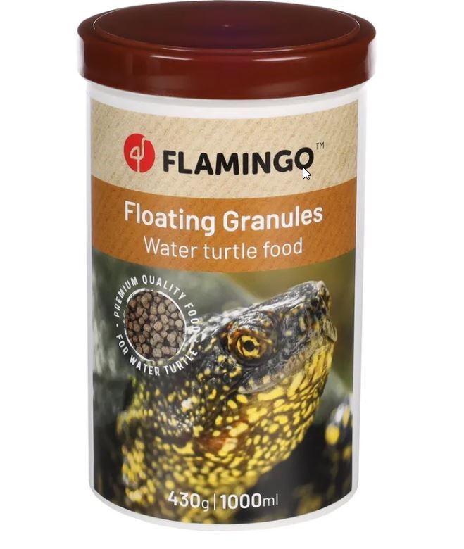 FLOATING GRANULES WATER TURTLE FOOD 1lit - eurogarden.eu