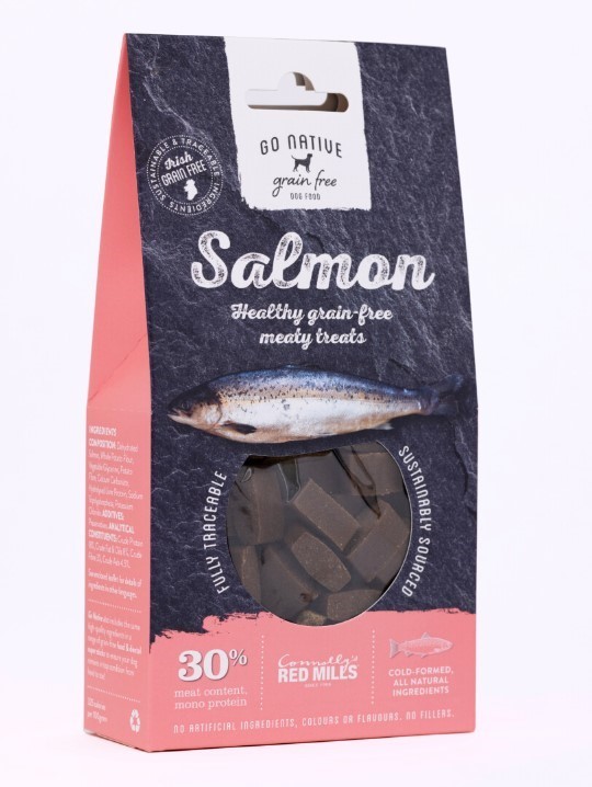 GO NATIVE MEATY TREATS SALMON 100g - eurogarden.eu