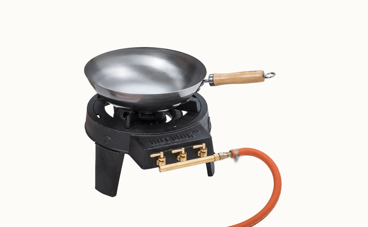 WOK BURNER ORIGINAL 7kW WITH GAS KIT AND PAN - eurogarden.eu